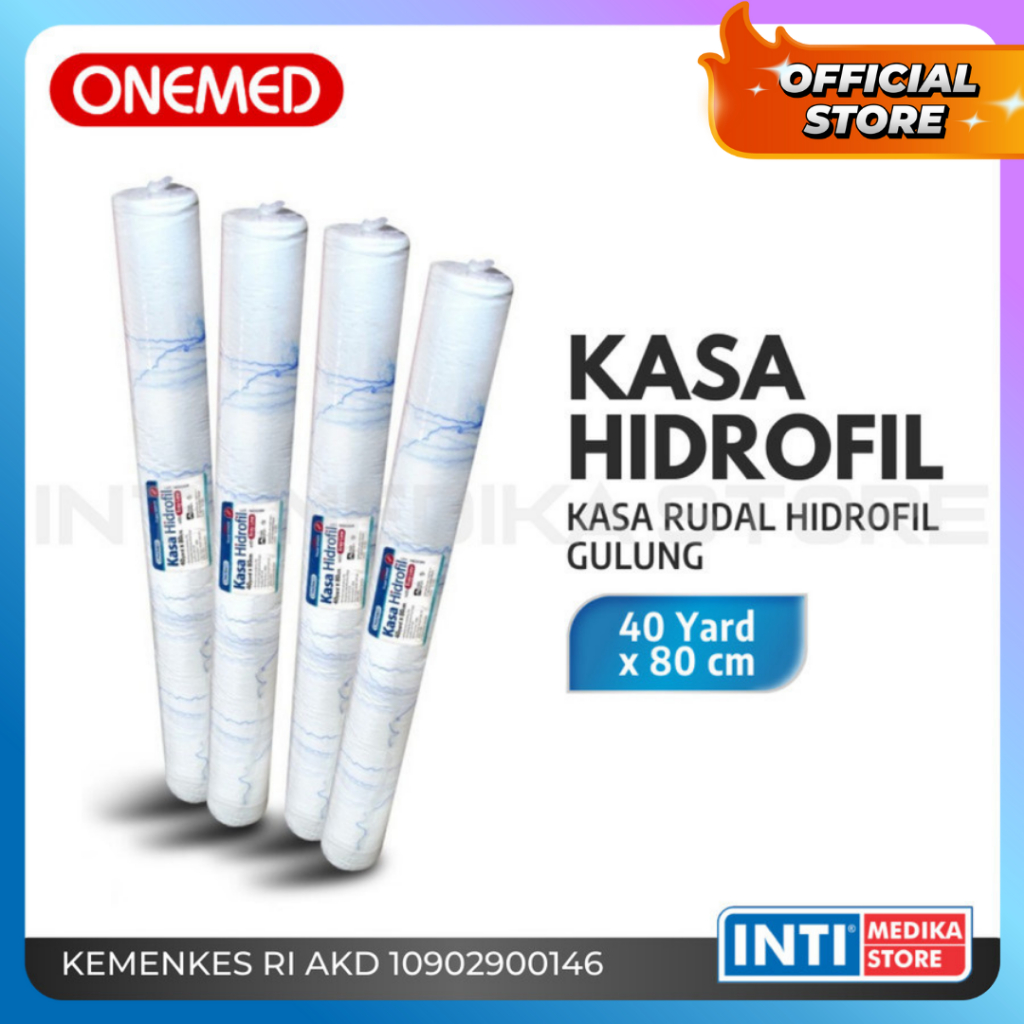 Jual ONEMED - Kasa HIDROFIL 40 yard x 80 cm | Kassa Rudal Hydrophil ...