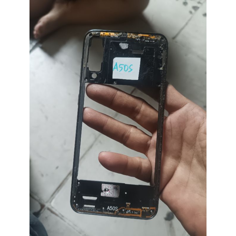 Jual Frame Tulang Bezzel Samsung A50S Original Copotan | Shopee Indonesia