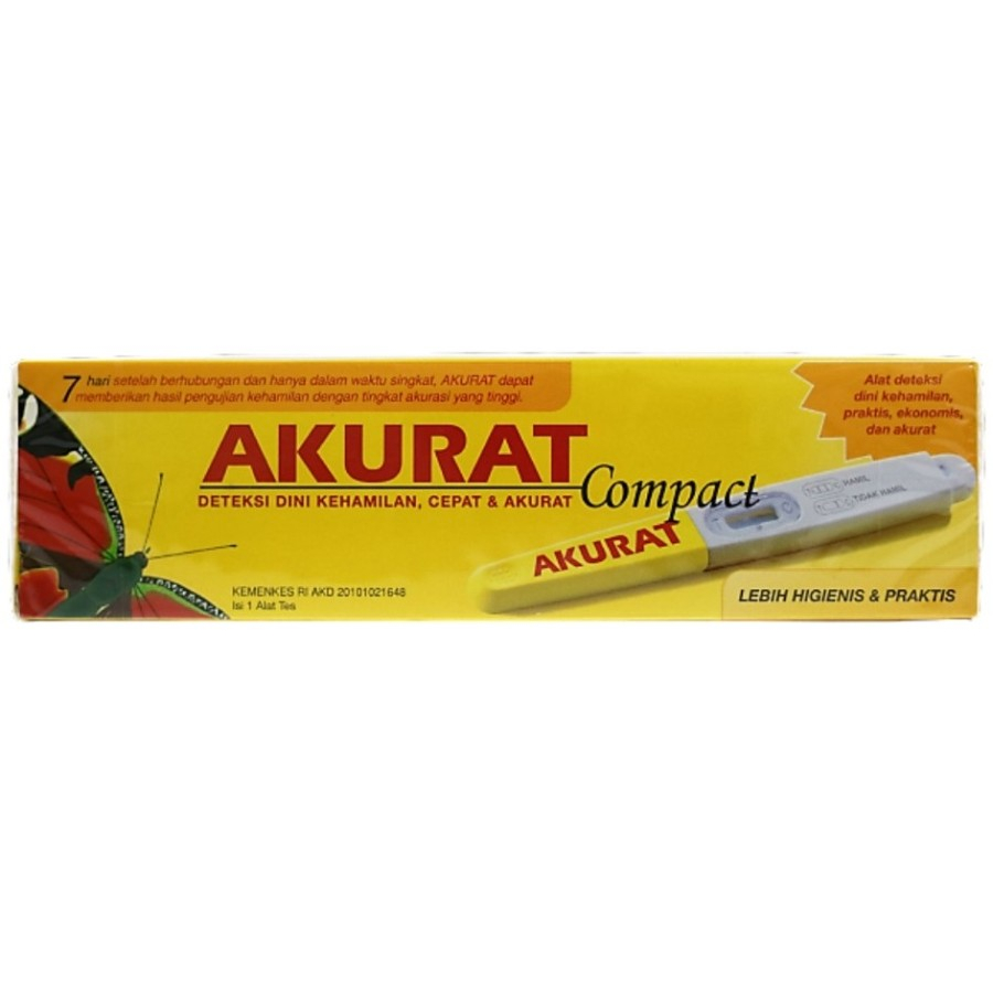 Jual AKURAT COMPACT TEST PACK UNTUK UJI DINI KEHAMILAN | Shopee Indonesia