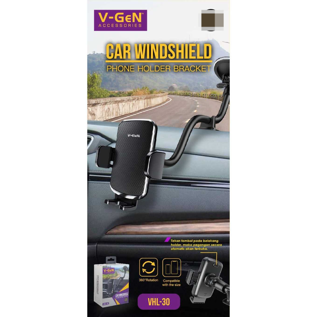 Jual V-GEN VHL-30 Holder Mobil 360° Rotation Black | Shopee Indonesia
