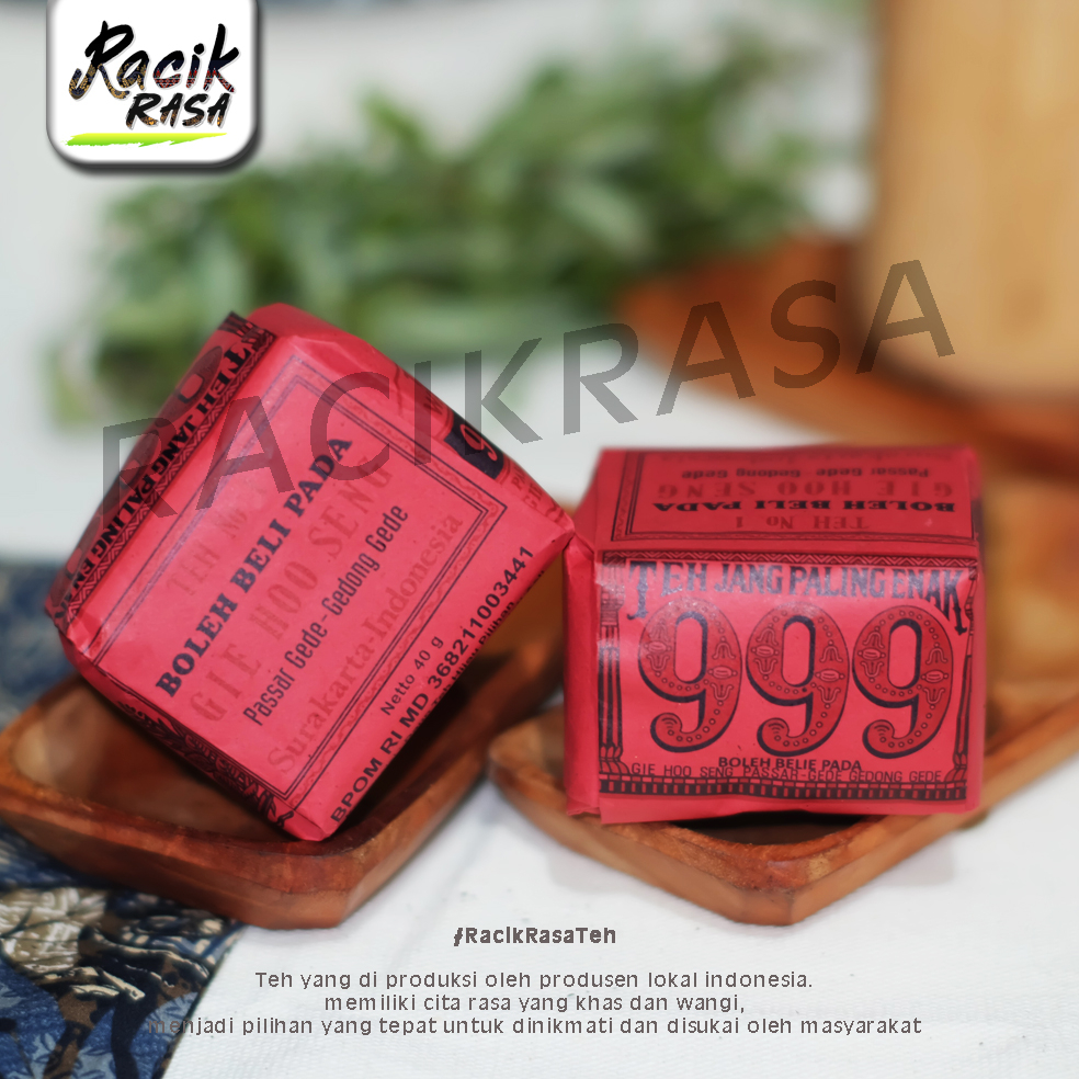 Jual RACIK RASA |[ ECERAN ] TEH 999 MERAH 40 GRAM ECER KHAS PASAR GEDHE ...