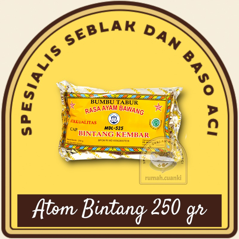 Jual Bumbu Atom Bintang 250 gr | Shopee Indonesia
