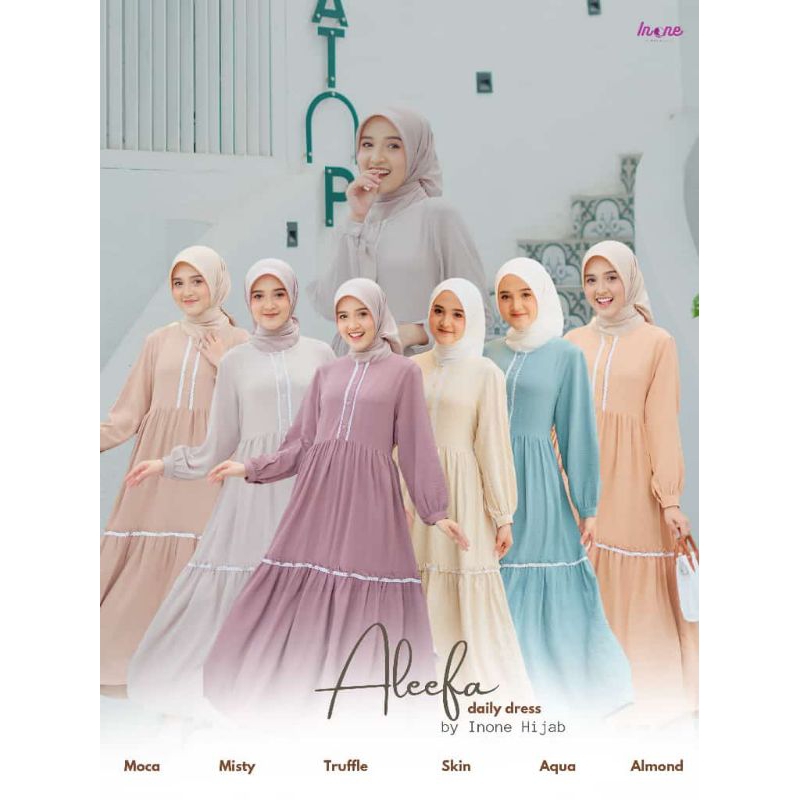 Jual INONE HIJAB - GAMIS ALEEFA | Shopee Indonesia