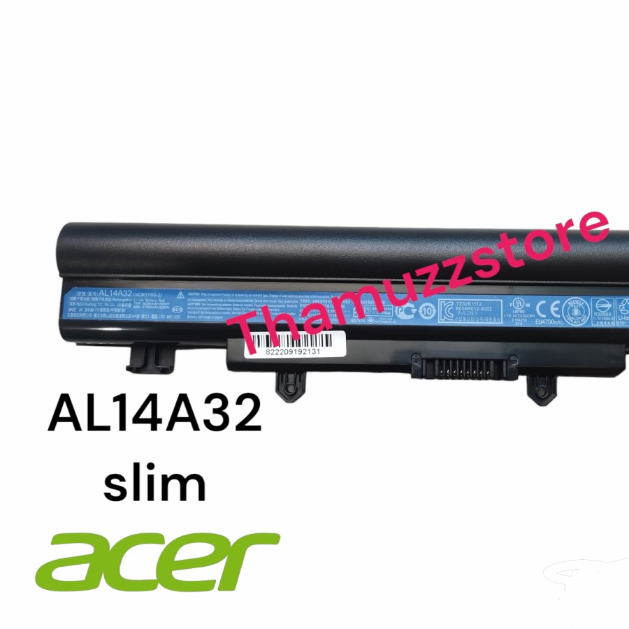 Jual Original Baterai ACER AL14A32 E14 E15 E5-411 421 471 V3-472 V3 V5 ...