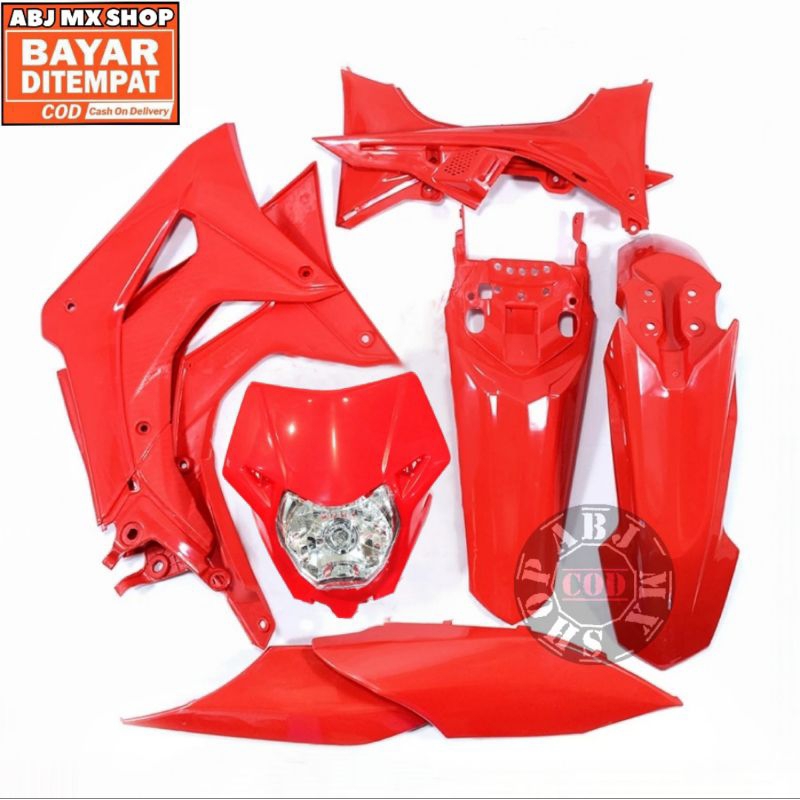 Jual Body CRF 150 Body Set CRF 150L Body Kit CRF 150 L Plus Headlamp ...