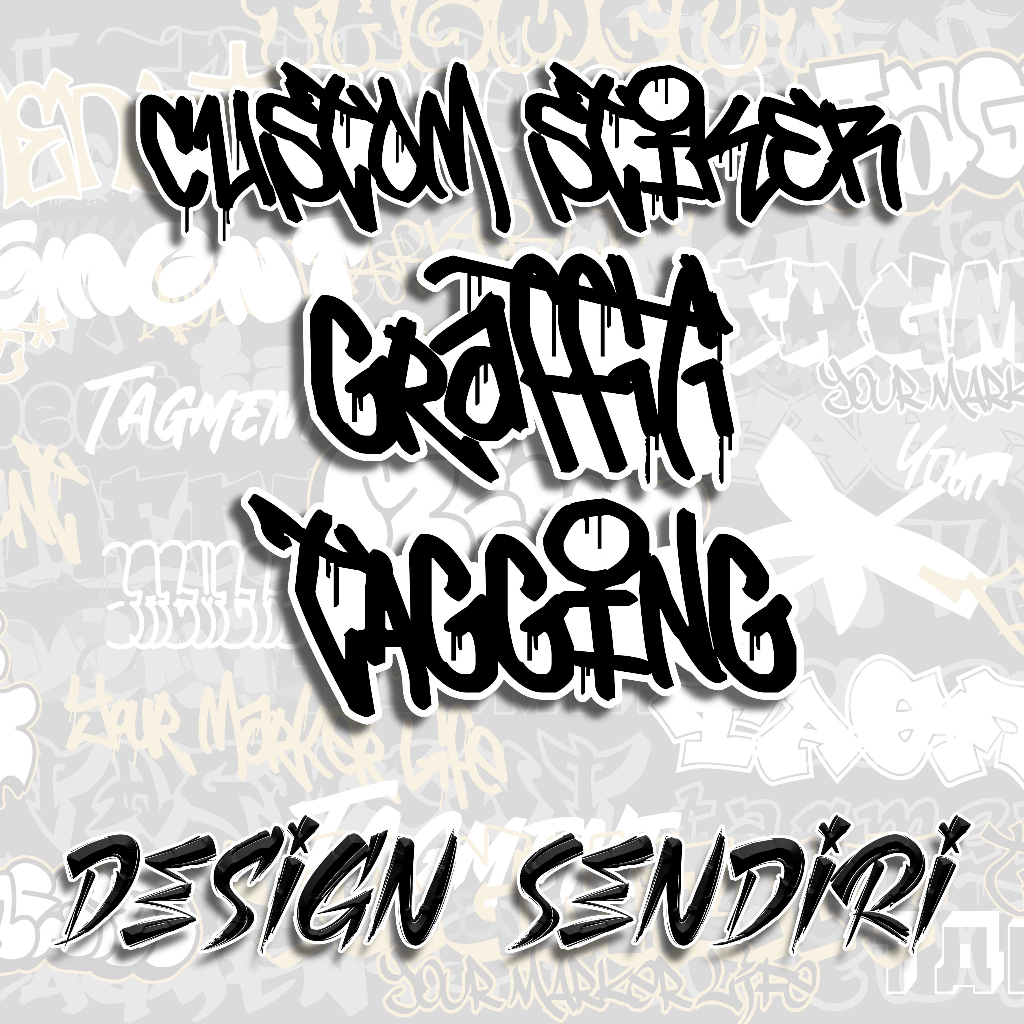 Jual STIKER GRAFFITI CUSTOM / REQUEST NICK NAME (TAGGING) | Shopee ...