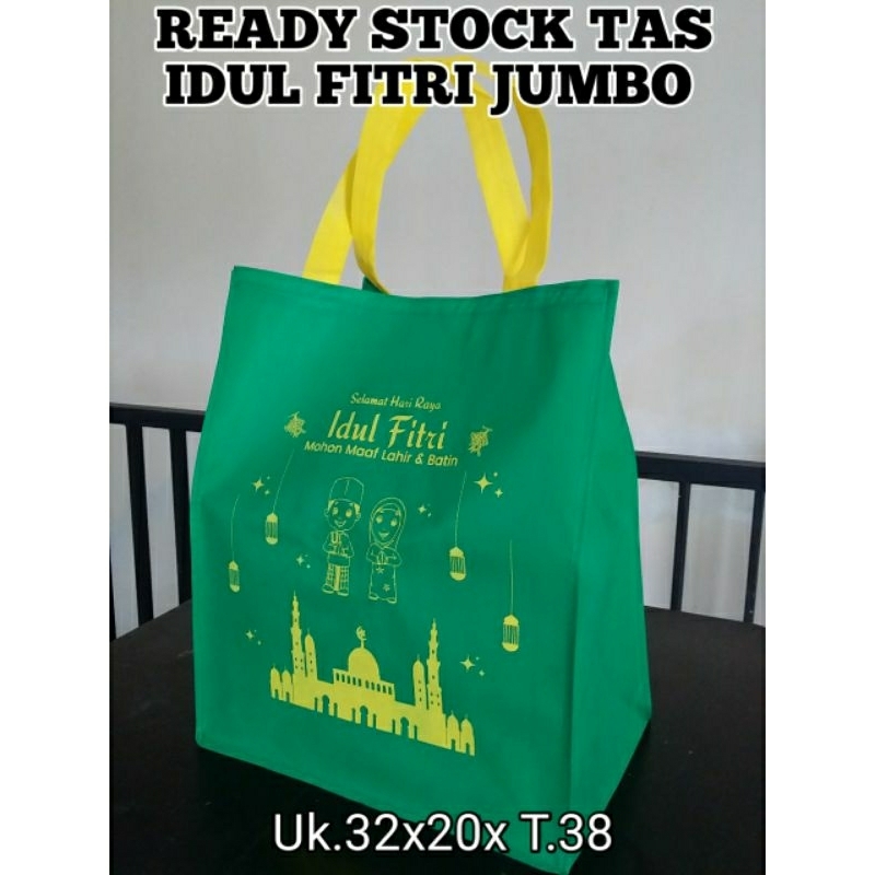 Jual TAS IDUL FITRI LEBARAN TEBAL JUMBO/TAS SABLON IDUL FITRI/GOODIEBAG IDUL FITRI LEBARAN/TAS ...