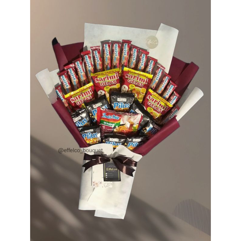 Jual Buket snack / buket snack ulang tahun / buket snack wisuda / buket ...