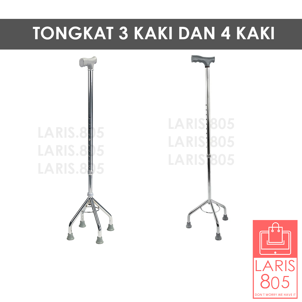 Jual Tongkat Jalan Lansia/ Tongkat Kaki/ Tongkat Lansia Alat Bantu ...