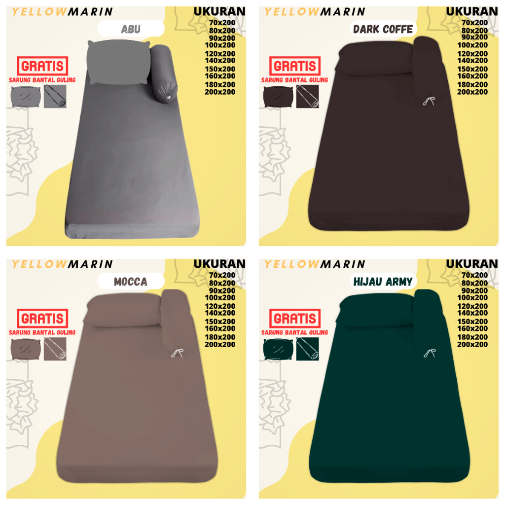 Jual Sprei polos 120x180 - sprei 120x180x20 - sprei single 120x180 ...