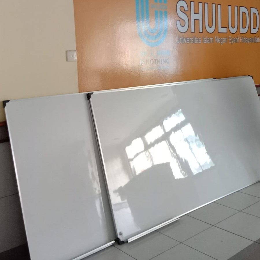 Jual whiteboard formica/hpl 120 x 240 cm (dihapus tak berbekas ...