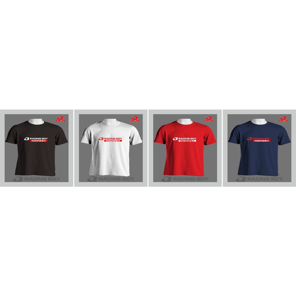 Jual Kaos Distro RCB Racing Boy Logo Terbaru Baju Tshirt Otomotif Motor ...