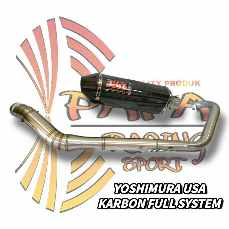 Jual Knalpot Yoshimura USA Karbon Full system R15 XSR155 Vixion Xabre MT15 Jupiter mx Byson ...