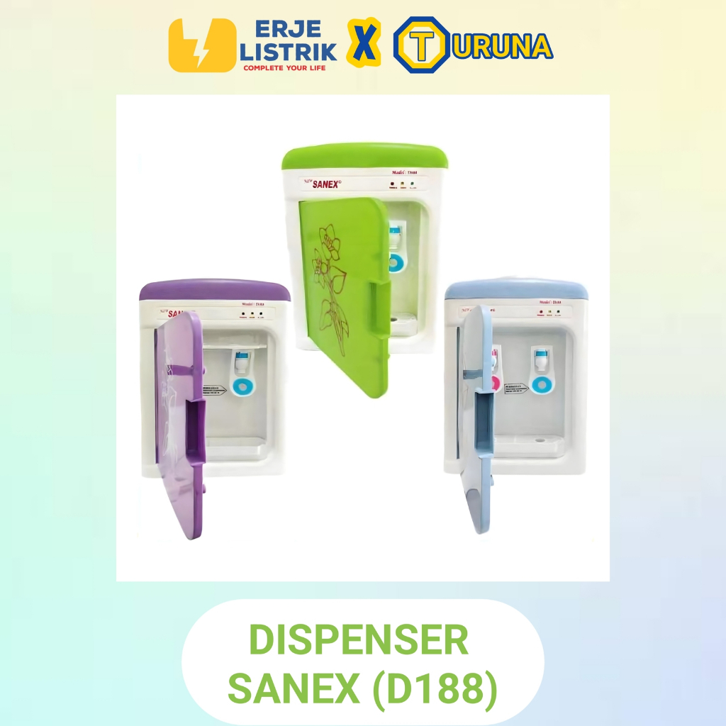Jual Dispenser Sanex D188 Air Hot & Fresh Dilengkapi Penutup Sanex ...