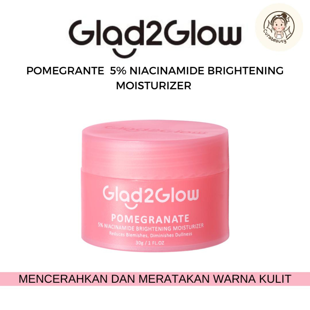 Jual Manado Glad2glow Pomegranate 5 Niacinamide Brightening