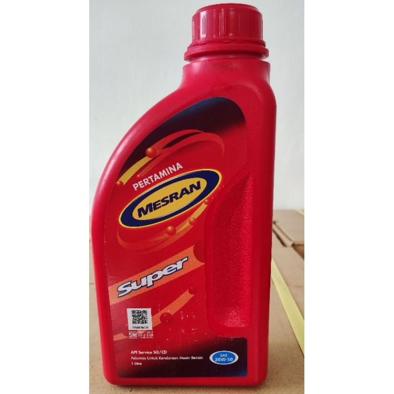 Jual Oli Pertamina Mesran Super 1L (1botol) | Shopee Indonesia