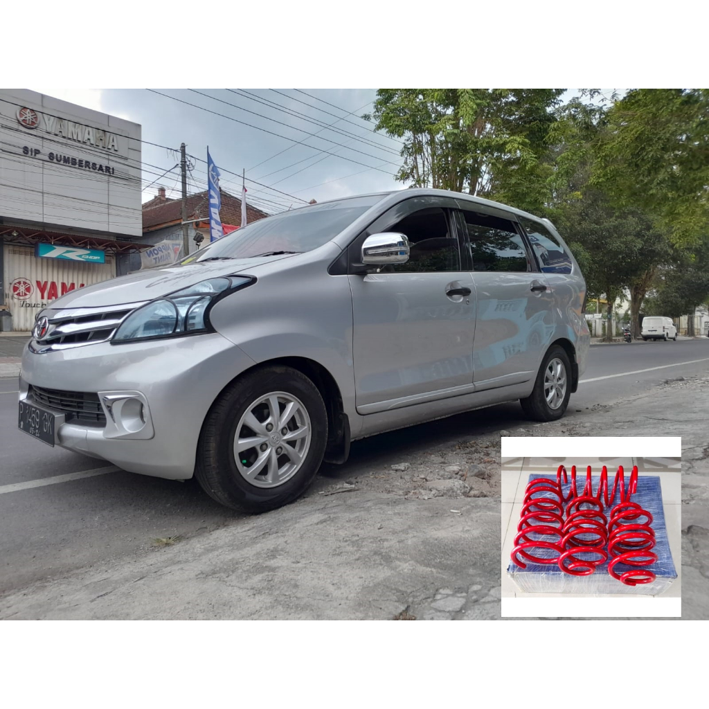 Jual LOWERING KIT HSR RED TOYOTA AVANZA 2015-2021 - per ceper avanza ...