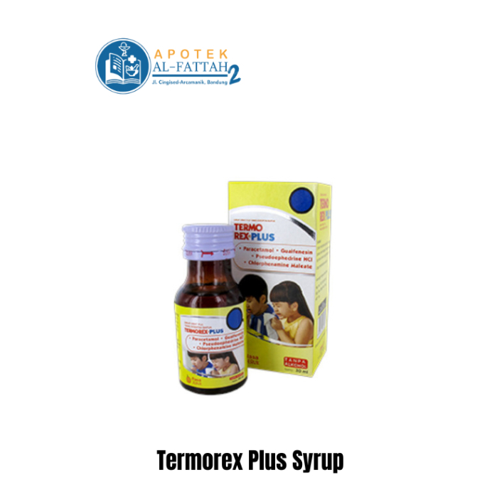 Jual Termorex plus syrup 60mL Batuk Pilek Demam Anak | Shopee Indonesia