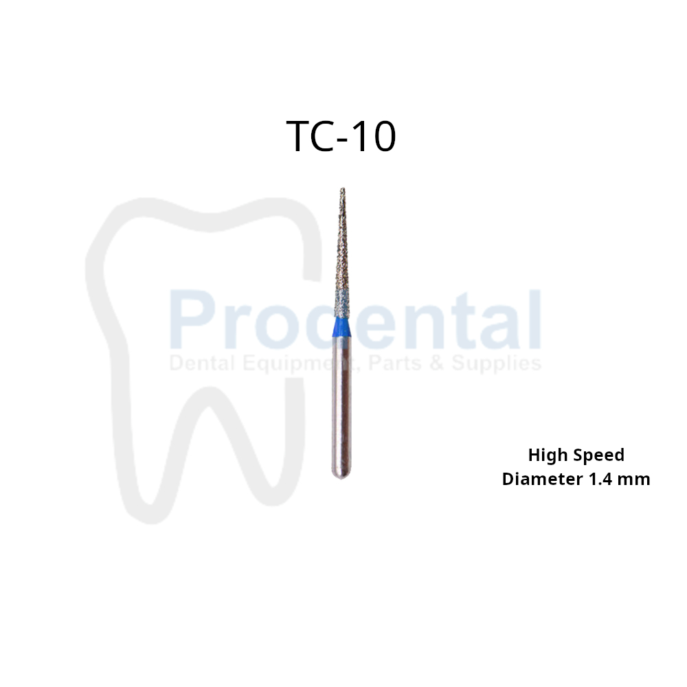 Jual Bur Gigi TC-10 Unbrand / Bur High Speed Handpiece / Bur Gigi ...