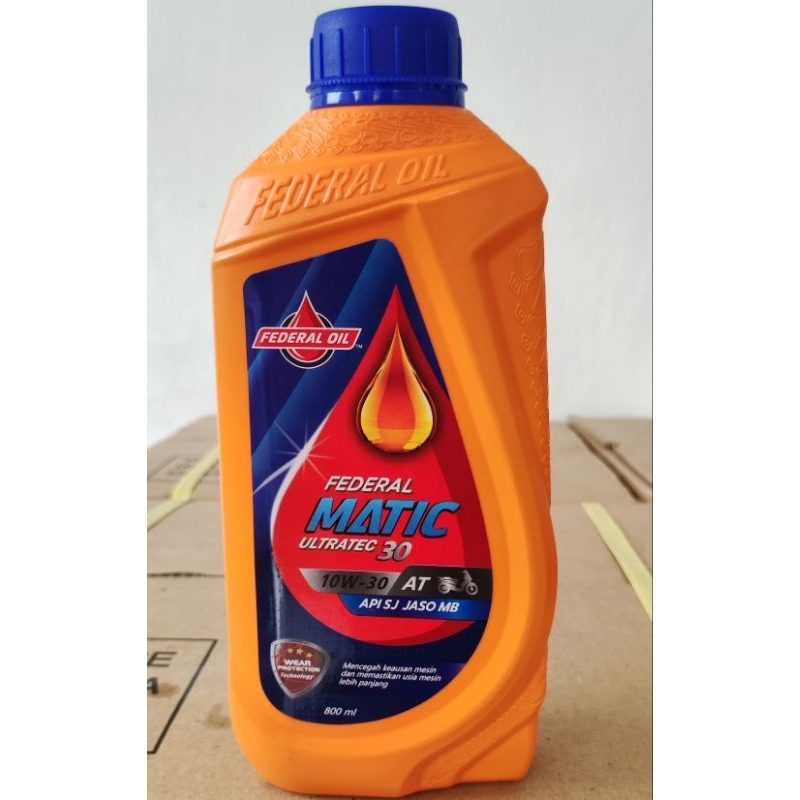 Jual Oli Federal Ultratec Orange Matic 0.8L (1botol) | Shopee Indonesia