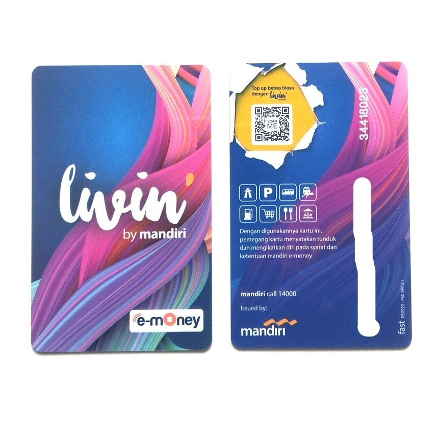 Jual Kartu indomaret card e toll e-toll card emoney e money mandiri ...