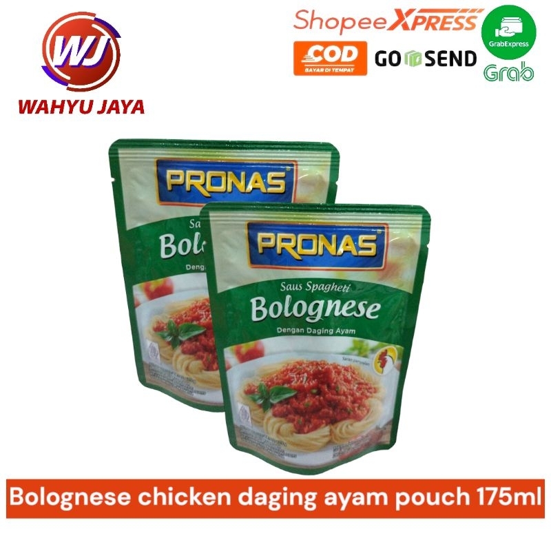 Jual pronas bolognes chicken daging ayam pouch 175ml | Shopee Indonesia