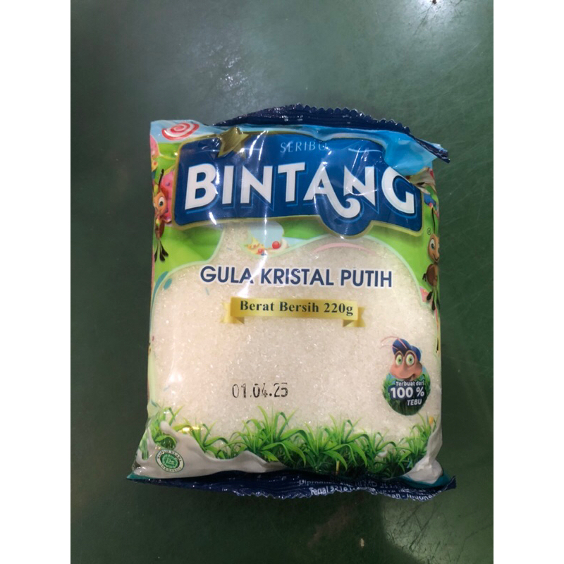 Jual GULA BINTANG 220 Gr Gula Pasir Kristal | Shopee Indonesia
