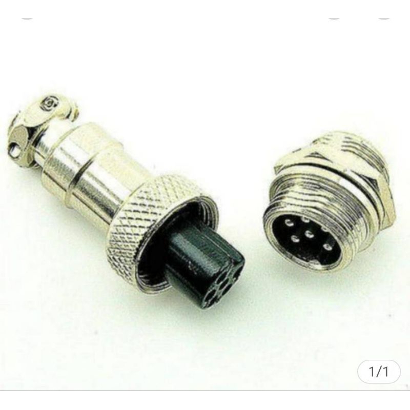 Jual CONECTOR CB 6PIN/CONECTOR MALE FEMALE PLUG CB 6 PIN | Shopee Indonesia