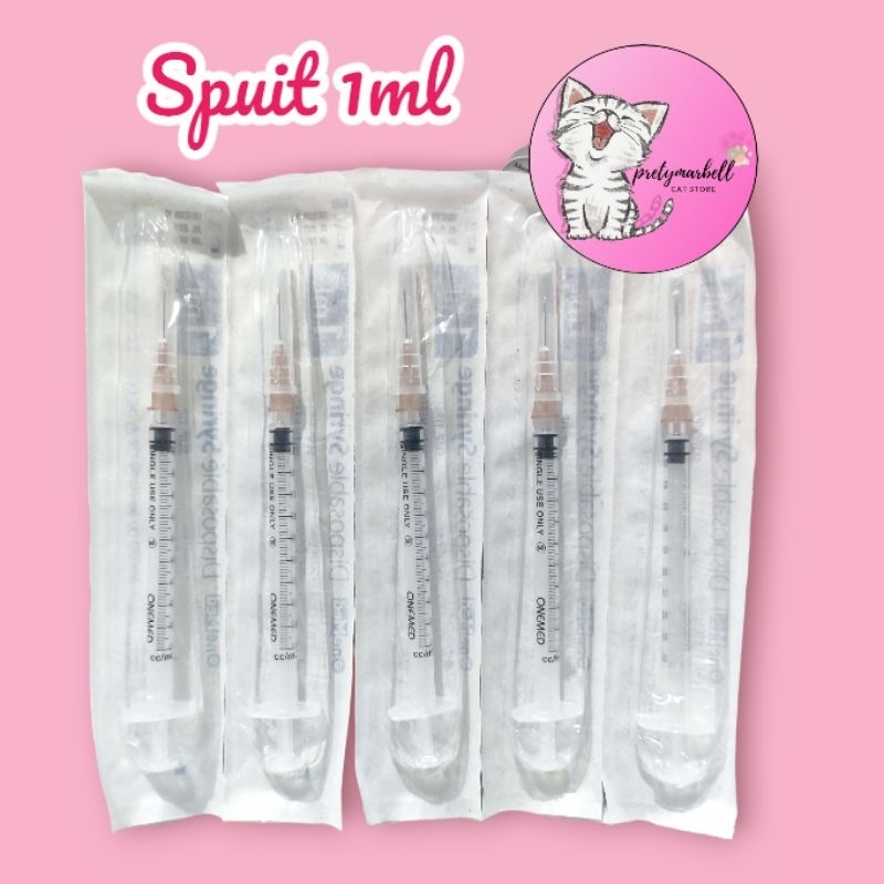 Jual Spuit Sepetan Pipet Spet Kucing Hewan 1ml 3ml Murah | Shopee Indonesia