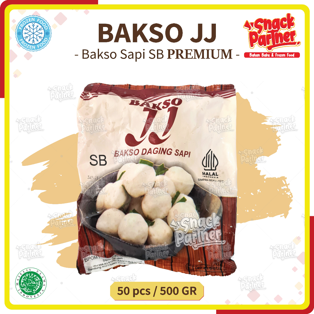 Jual BAKSO JJ Daging Sapi 50 PCS / 500 GR - Original SB Premium Urat ...