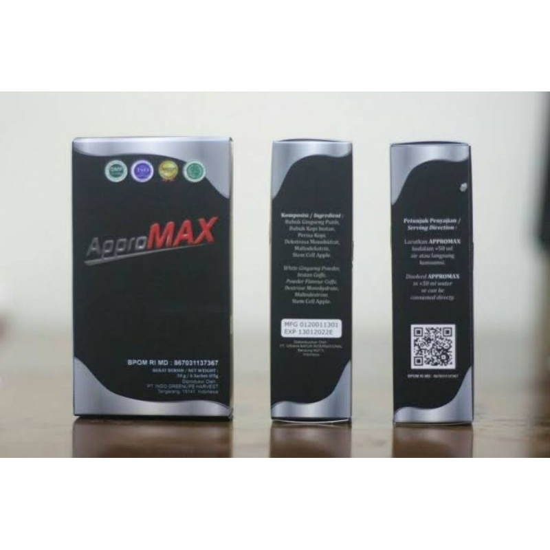 Jual APPROMAX MINUMAN SERBUK ORIGINAL 1 BOX | Shopee Indonesia