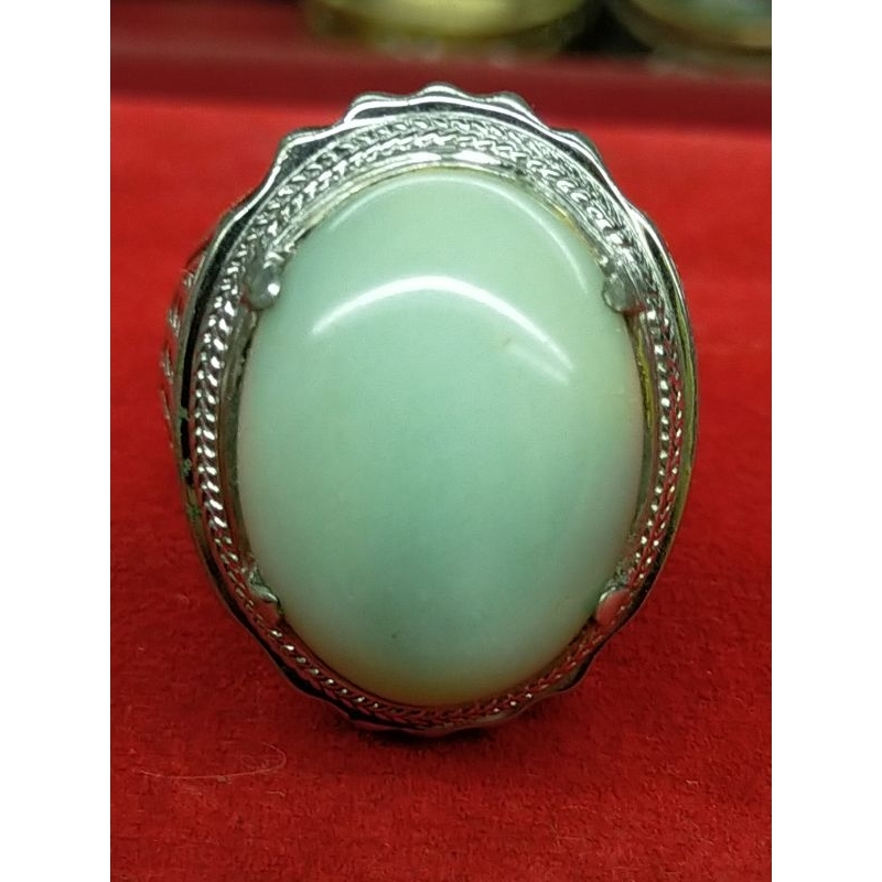 Jual cincin batu akik natural giok napu sulawesi | Shopee Indonesia