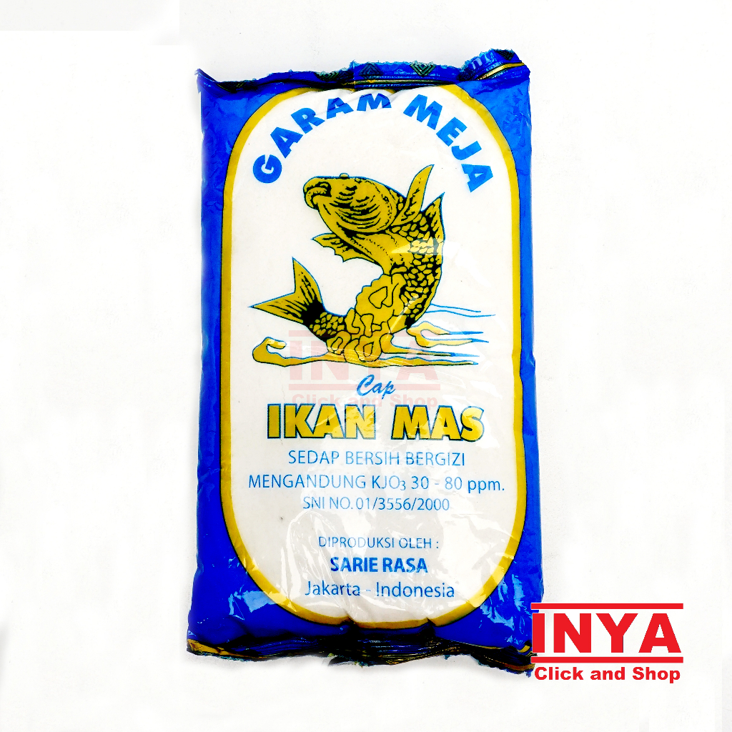 Jual Garam Meja Cap Ikan Mas 500g Sachet - Salt - Seasonings | Shopee ...