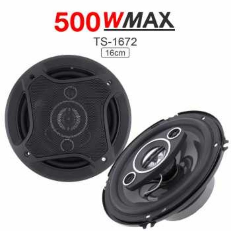 Jual Speaker Mobil HiFi 4 Way 6 Inch 500 W 2 PCS - TS-1672 Coaxial ...