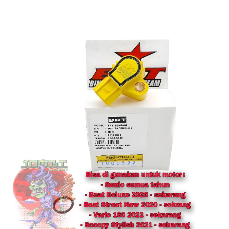 Jual SENSOR TPS BRT BEAT DELUXE VARIO 160 SCOOPY STYLISH GENIO BEAT ...