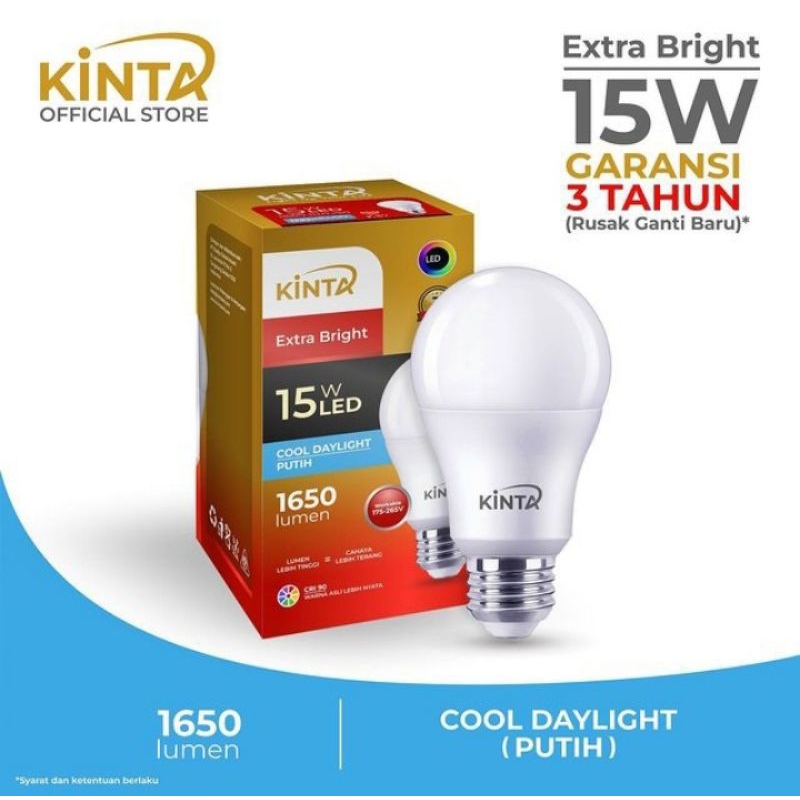 Jual lampu led merek kinta 15 watt 1koli | Shopee Indonesia
