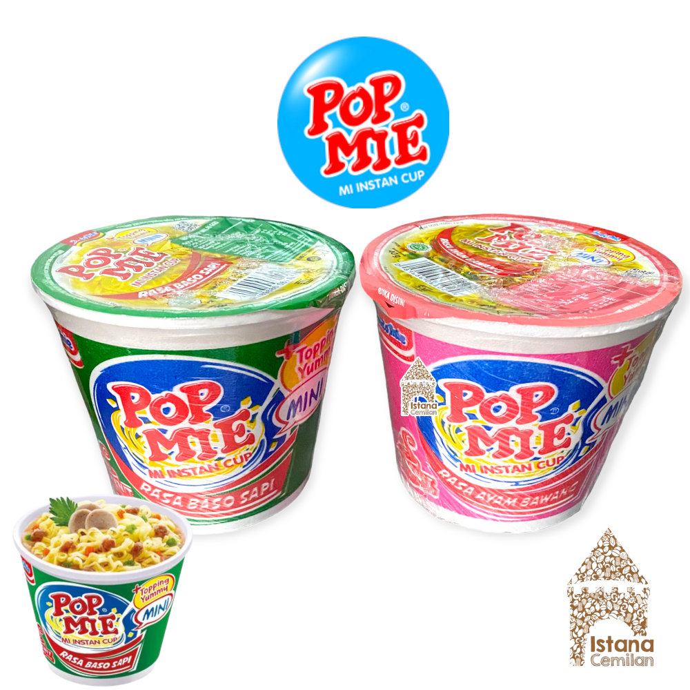 Jual POP MIE Mini Ayam Bawang / Baso Sapi SNEK TIME | Shopee Indonesia