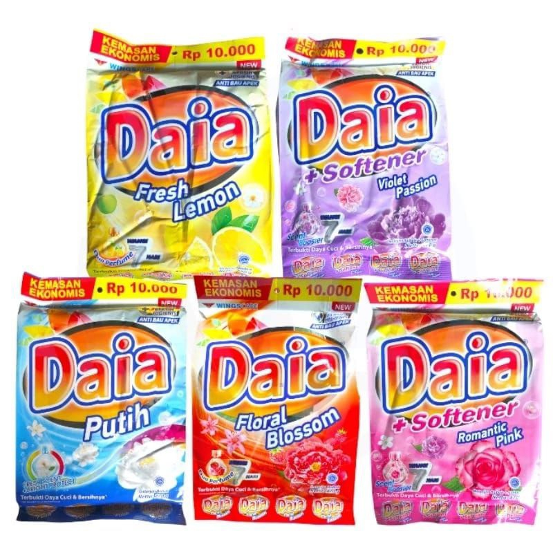 Jual DAIA Sabun Deterjen Bubuk 470gr / DAIA Sabun Detergen Softener ...
