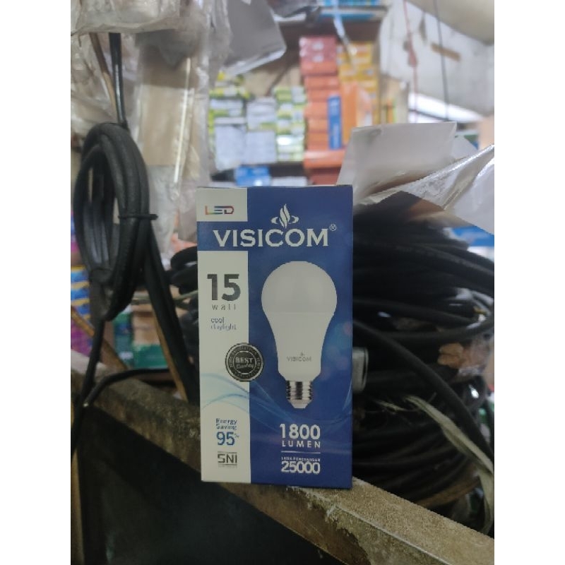 Jual LED 15W VISICOM COOL DAYLIGHT | Shopee Indonesia