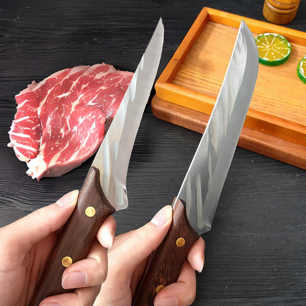 Jual Pisau Dapur Daging Serbaguna Forged Hammer with Leather Cover JN ...