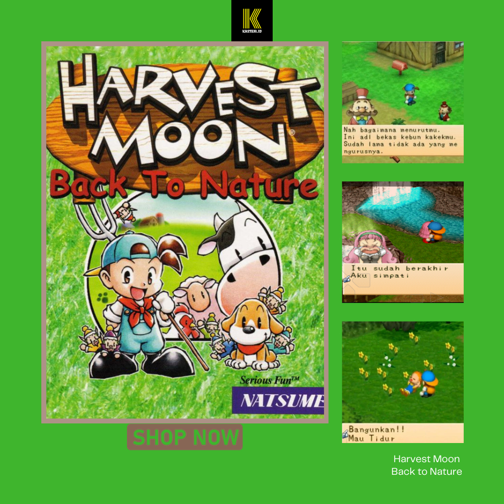 Jual Harvest Moon: Back To Nature Bahasa Indonesia | Bisa Main di Android atau PC | Bonus ...
