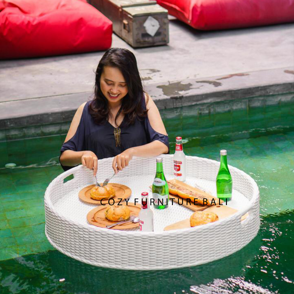 Jual FLOATING BREAKFAST / PLATTER TRAY - POOL / NAMPAN APUNG - ROUND ...