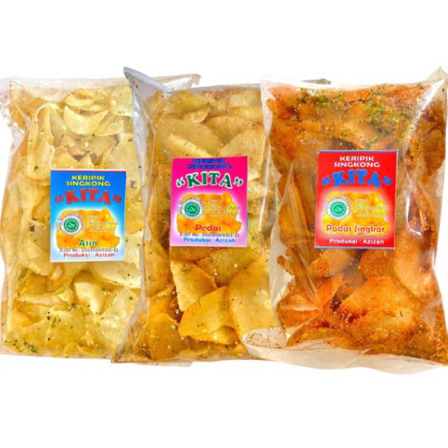 Jual KERIPIK KITA| KERIPIK SINGKONG KITA| CEMILAN | KERIPIK SINGKONG ...