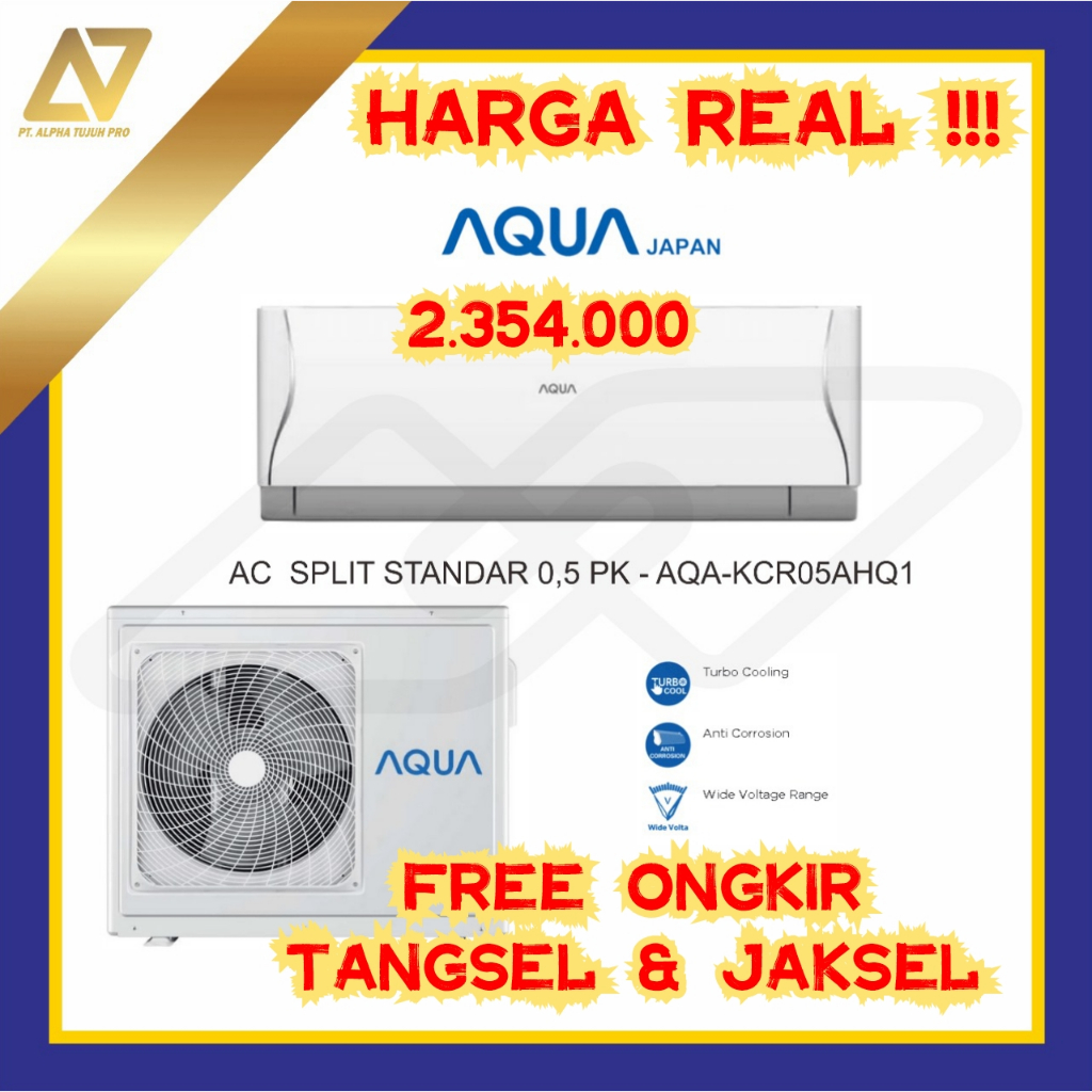 Jual AC AQUA 1/2 PK - AQA-KCR05AHQ1-AC SPLIT | Shopee Indonesia