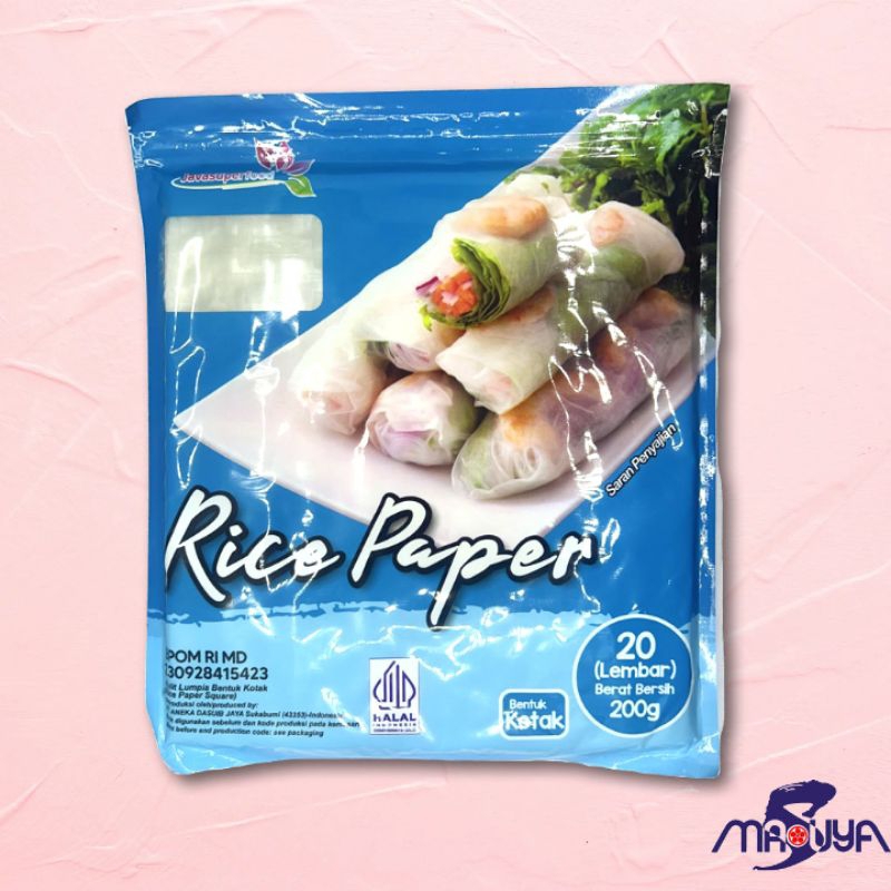 Jual JSF Rice Paper Kotak 20 lembar 200gr | Shopee Indonesia