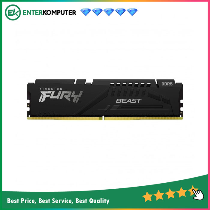 Jual Kingston Fury Beast DDR5 5200MHz 16GB (1x16GB) - KF552C40BB-16 | Shopee Indonesia