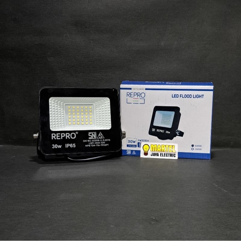 Jual Lampu sorot 30 watt REPRO / Floodlight LED | Shopee Indonesia