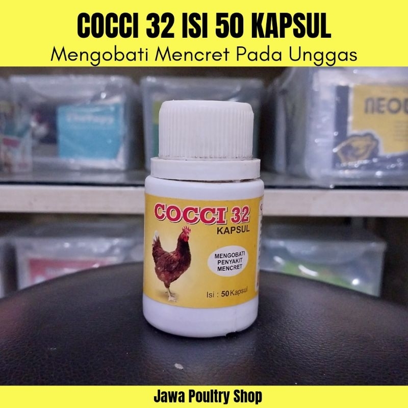 Jual COCCI 32 ORIGINAL - Obat Mencret dan Infeksi Pada Unggas - 50 ...