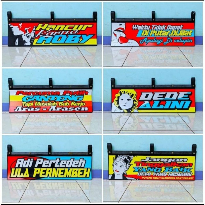 Jual Cutting Stiker Kepet Truk / Stiker Kepet Bus / Stiker Kepet Pick ...
