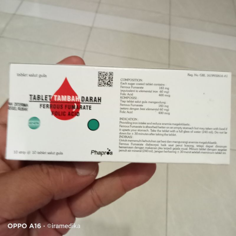 Jual Tambah Darah Phapros 100tablet | Shopee Indonesia